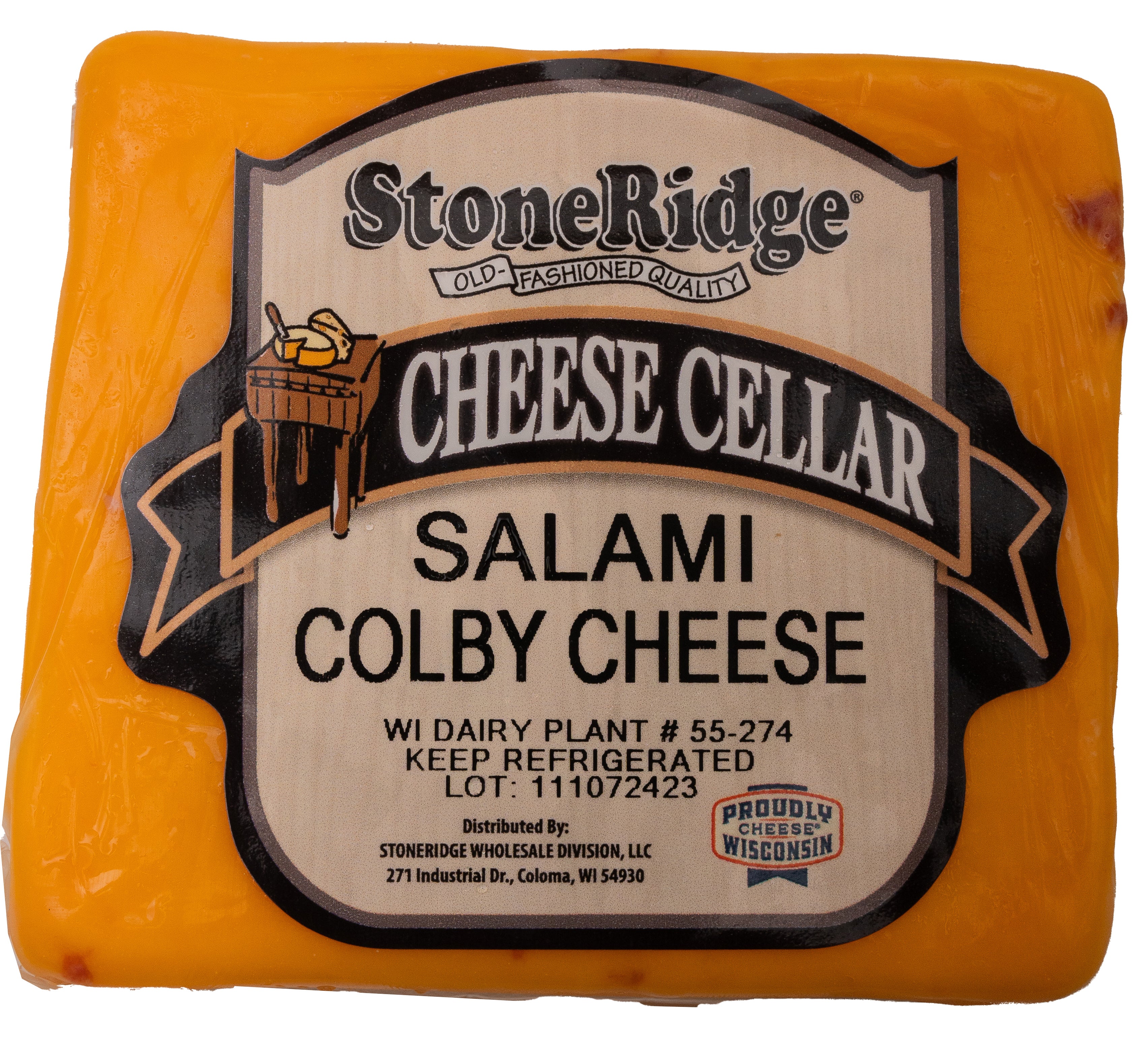 Salami Colby Cheese | StoneRidge Meats & Cheeses